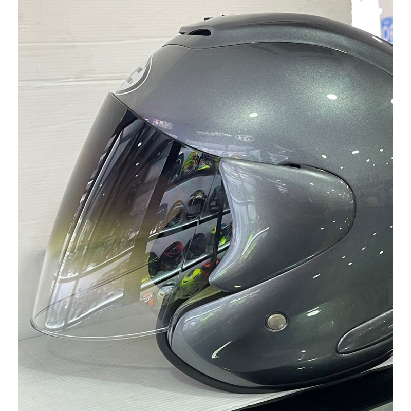 ARC RITZ 2 TONE VISOR -FOR ARC RITZ HELMET 2TONE VISOR (SMOKE /CLEAR ...