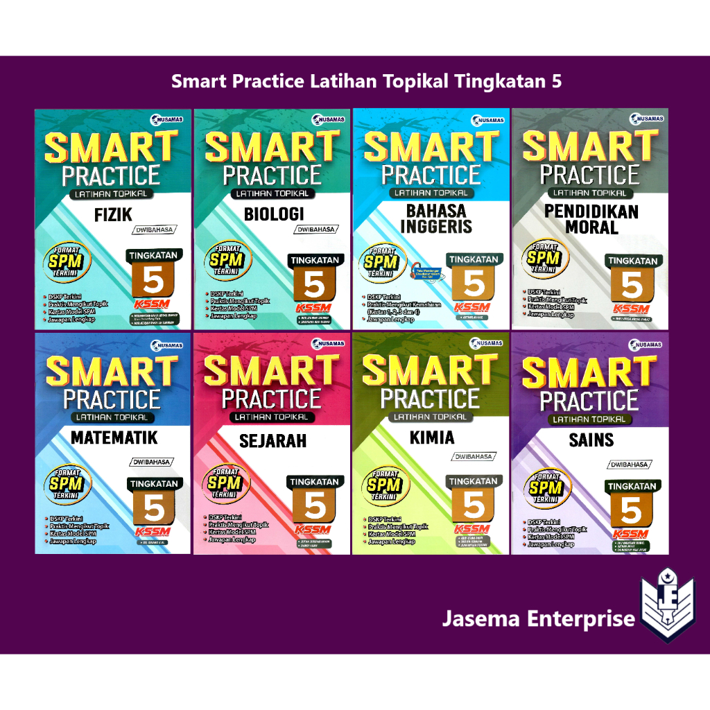 Smart Practice Latihan Pratice Tingkatan 5 English | Matematik | Sains | Sejarah | Fizik | Kimia ...