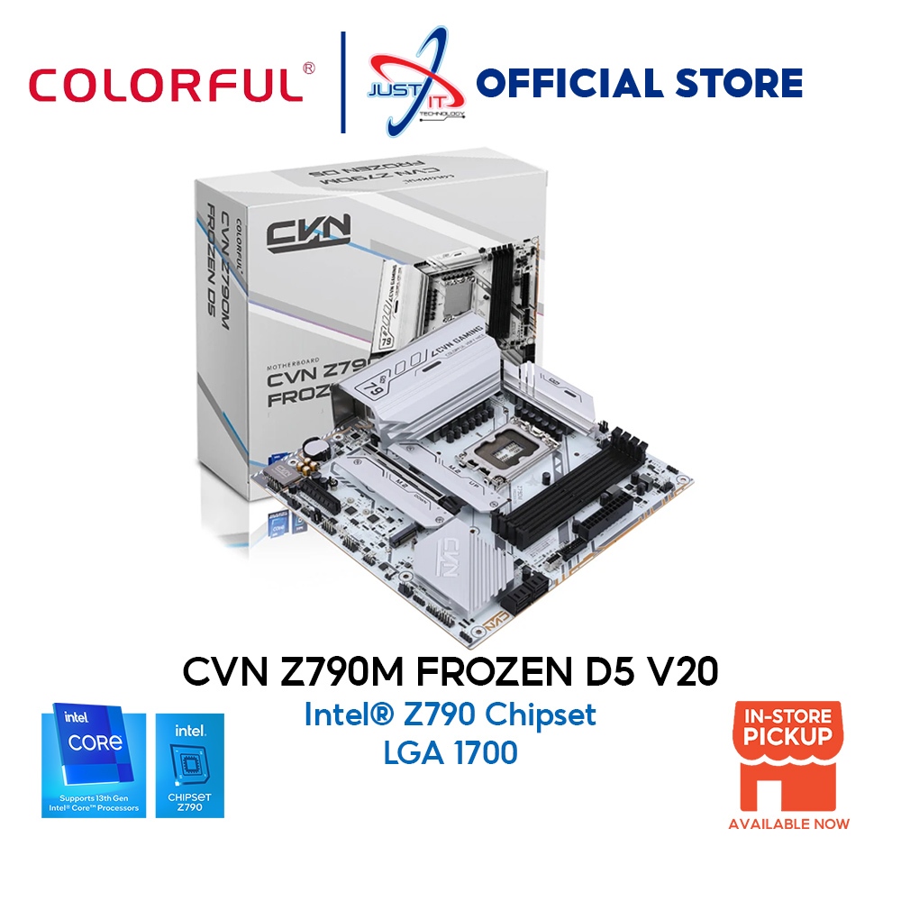 Colorful CVN Z790M Frozen D5 V20 LGA 1700 Motherboard | Shopee Malaysia