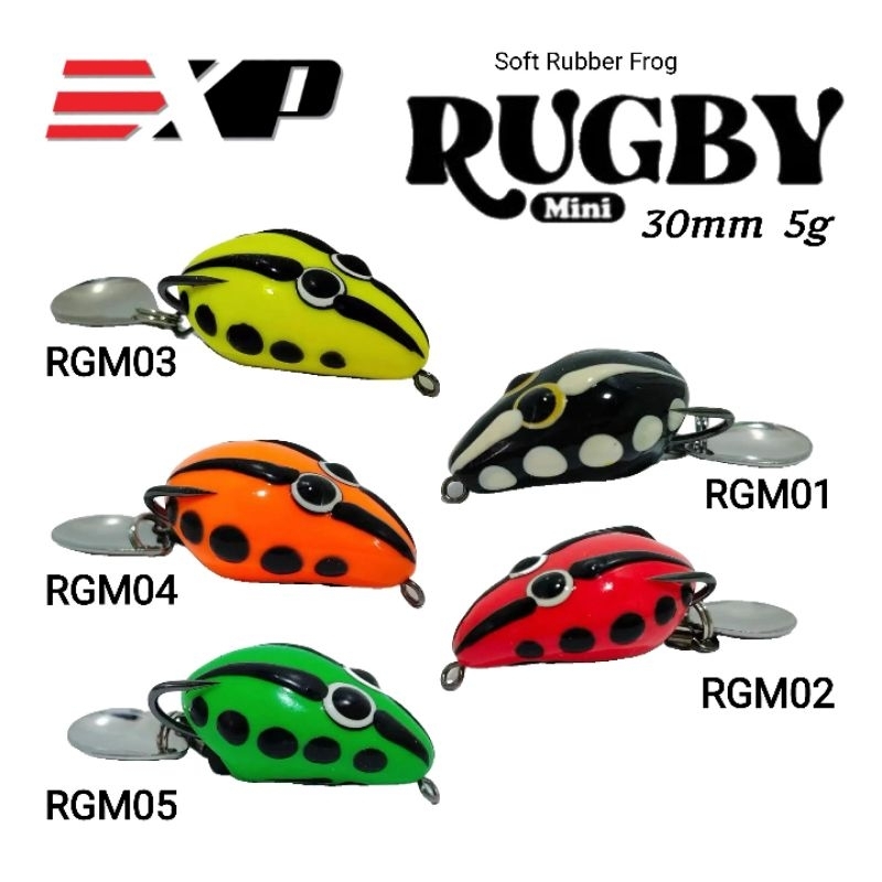 EXP MINI RUGBY SOFT RUBBY FROG 30MM/5G | Shopee Malaysia