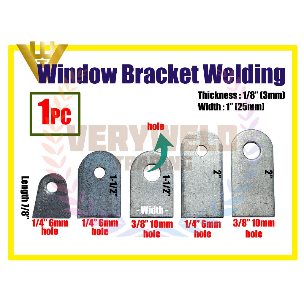 VERYWELD Bracket Grill Door Window Welding Besi Telinga Tingkap Pintu ...