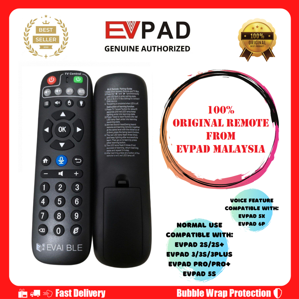 Original Evpads EV Remote Control with Ai Voice Feature For 5X 5P 6P ...