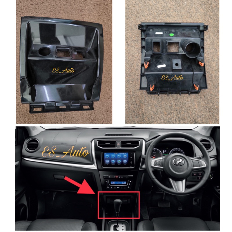 PERODUA ARUZ INSTRUMENT RADIO PANEL LOWER CENTRE COVER 55045-BZ140-C1 ...