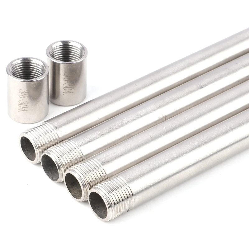 DN15 304 Stainless Steel Extension G1/2 Thread Pipe SS304 pipe fixing | Shopee Malaysia