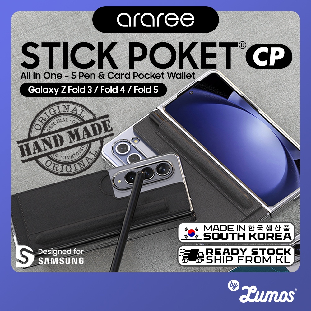 [READY STOCK] Araree Stick Pocket CP For Samsung Galaxy Z Fold 3/Z Fold ...