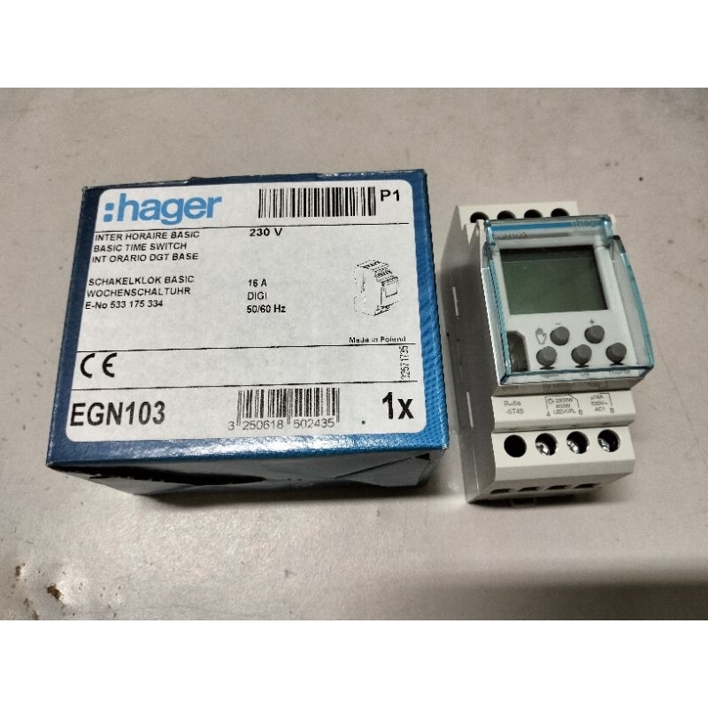 Hager EGN103 230V Digital Timer | Shopee Malaysia