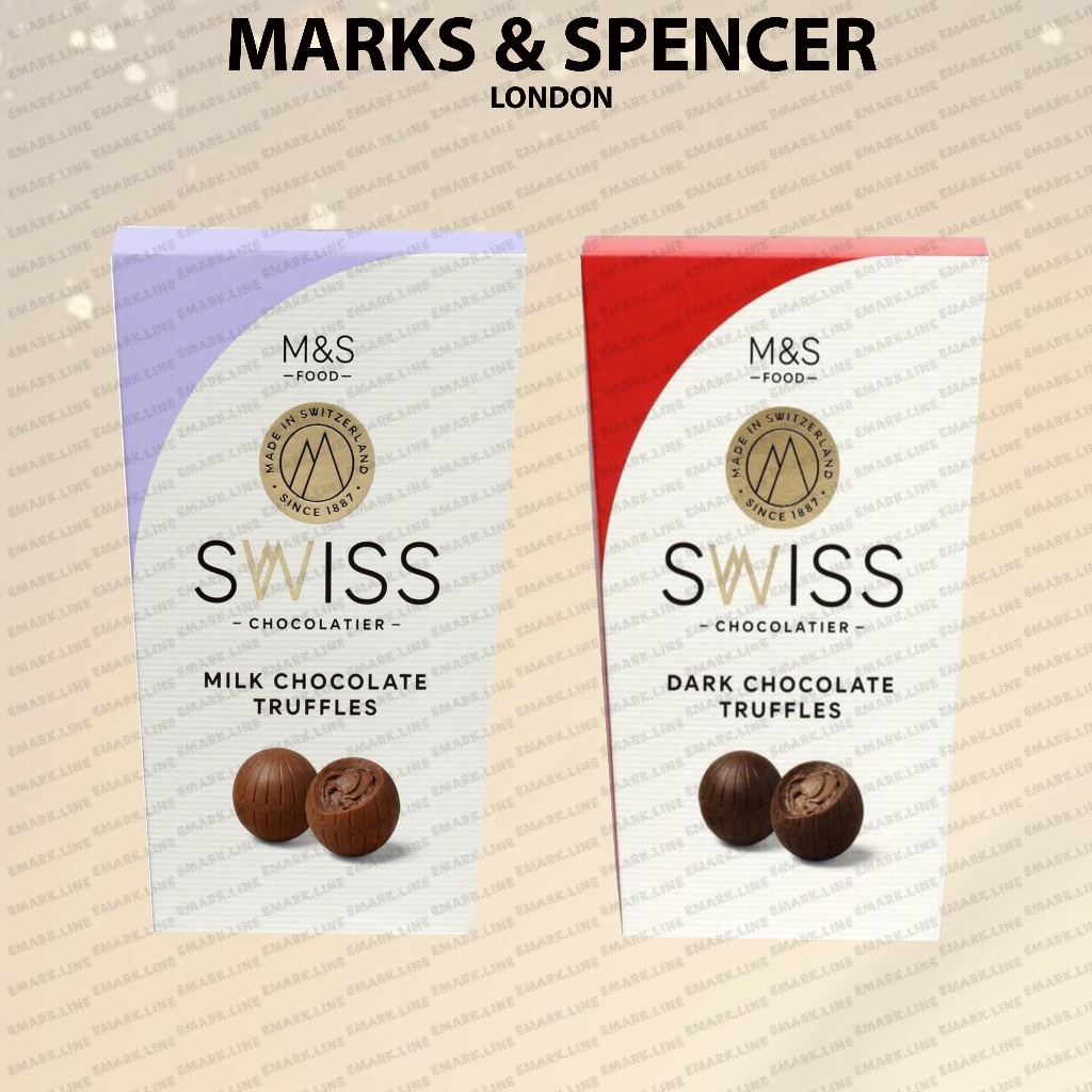 🌟 M&S Mark & Spencer Christmas Swiss Milk Chocolate Truffles/ Swiss ...