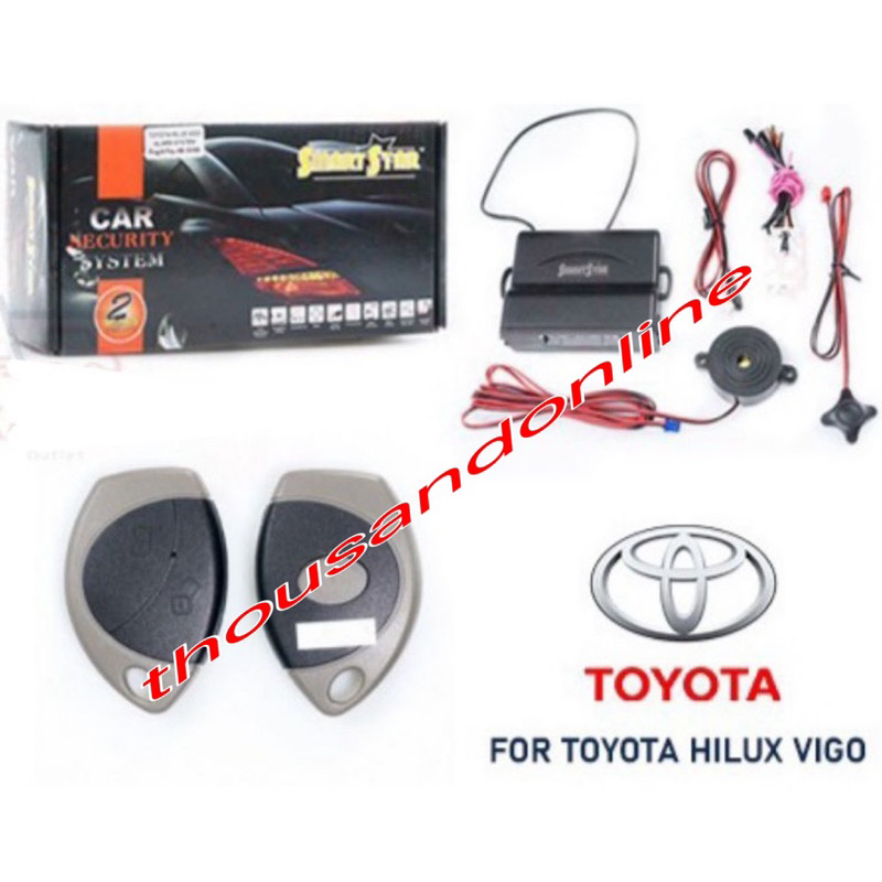 TOYOTA HILUX VIGO / INNOVA 2005-2015 OEM PLUG & PLAY CAR ALARM | Shopee ...