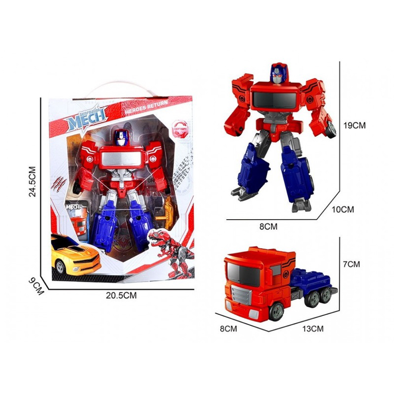 Transformers Toys Action Figure Deformation Mech Heroes Return | Shopee ...