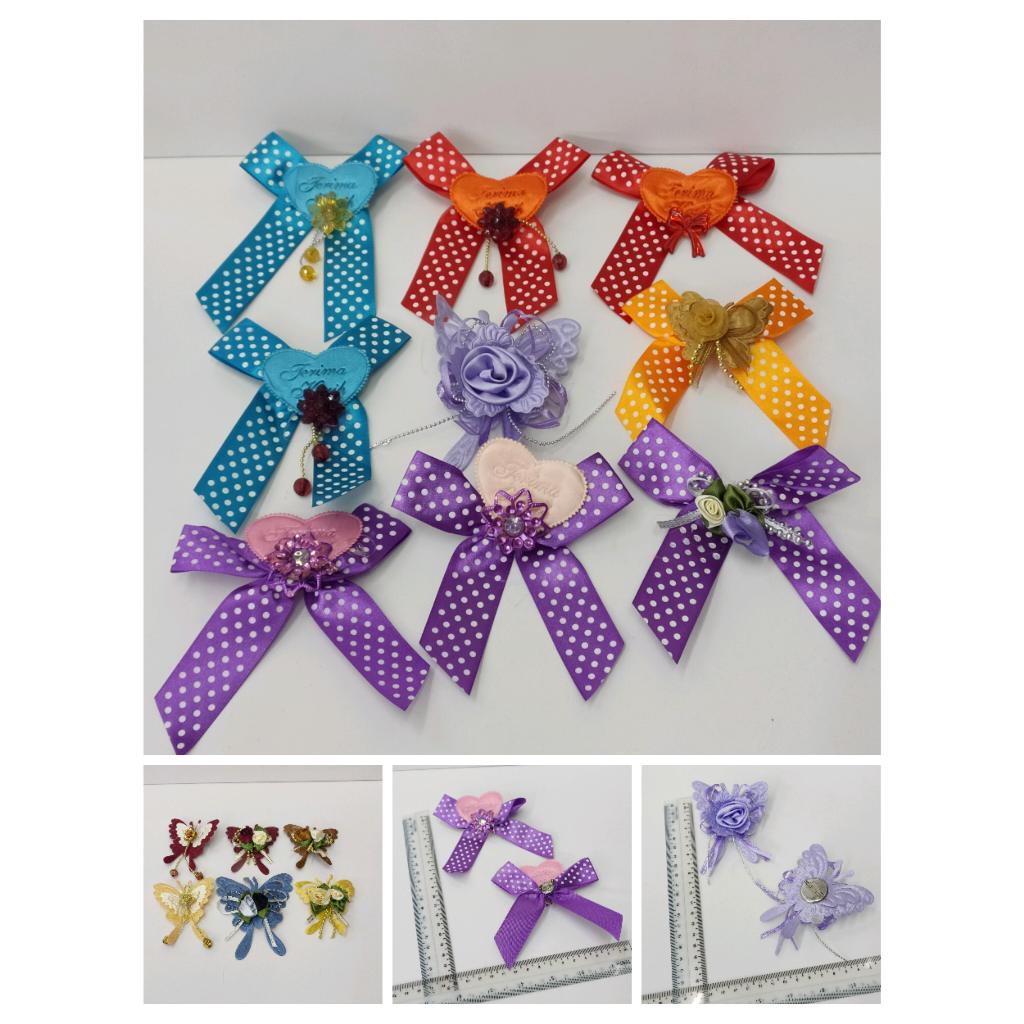 ( RZ 0362 ) bunga rozet rewang kenduri kendarat kain satin | Shopee ...