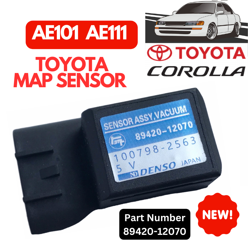 TOYOTA MAP Sensor 89420-12070 Fit For Toyota Corolla AE101 AE111 ...