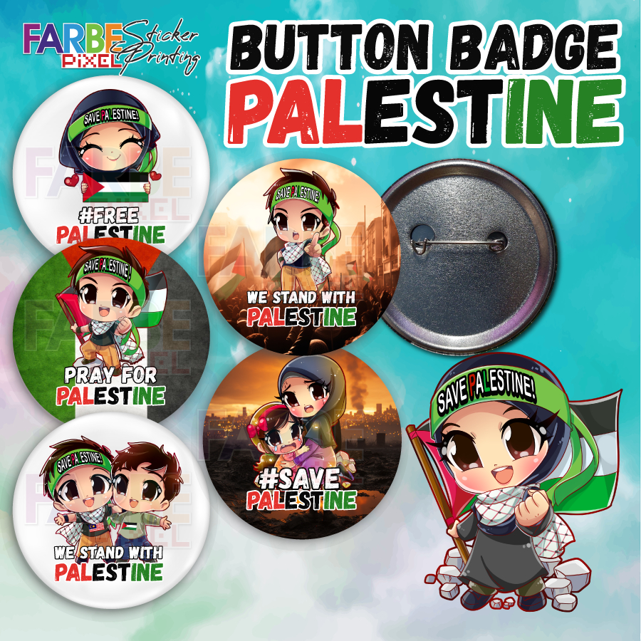 BUTTON BADGE PALESTINE | Shopee Malaysia