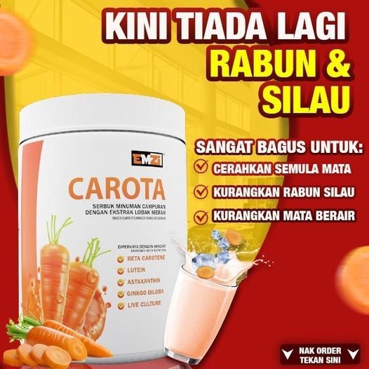 [ORIGINAL HQ] Carrot SUSU Minuman untuk kesihatan MATA,MINDA ...