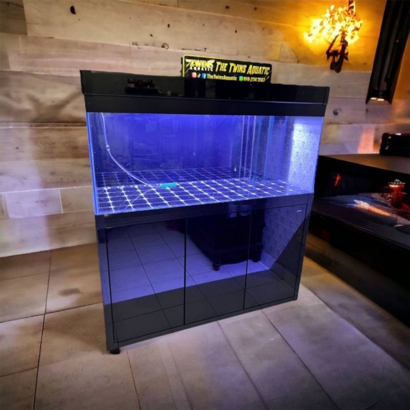 [ PROMO ] Kintons 4 Feet Aquarium Aquapro Cabinet Set Waterproof Basic ...
