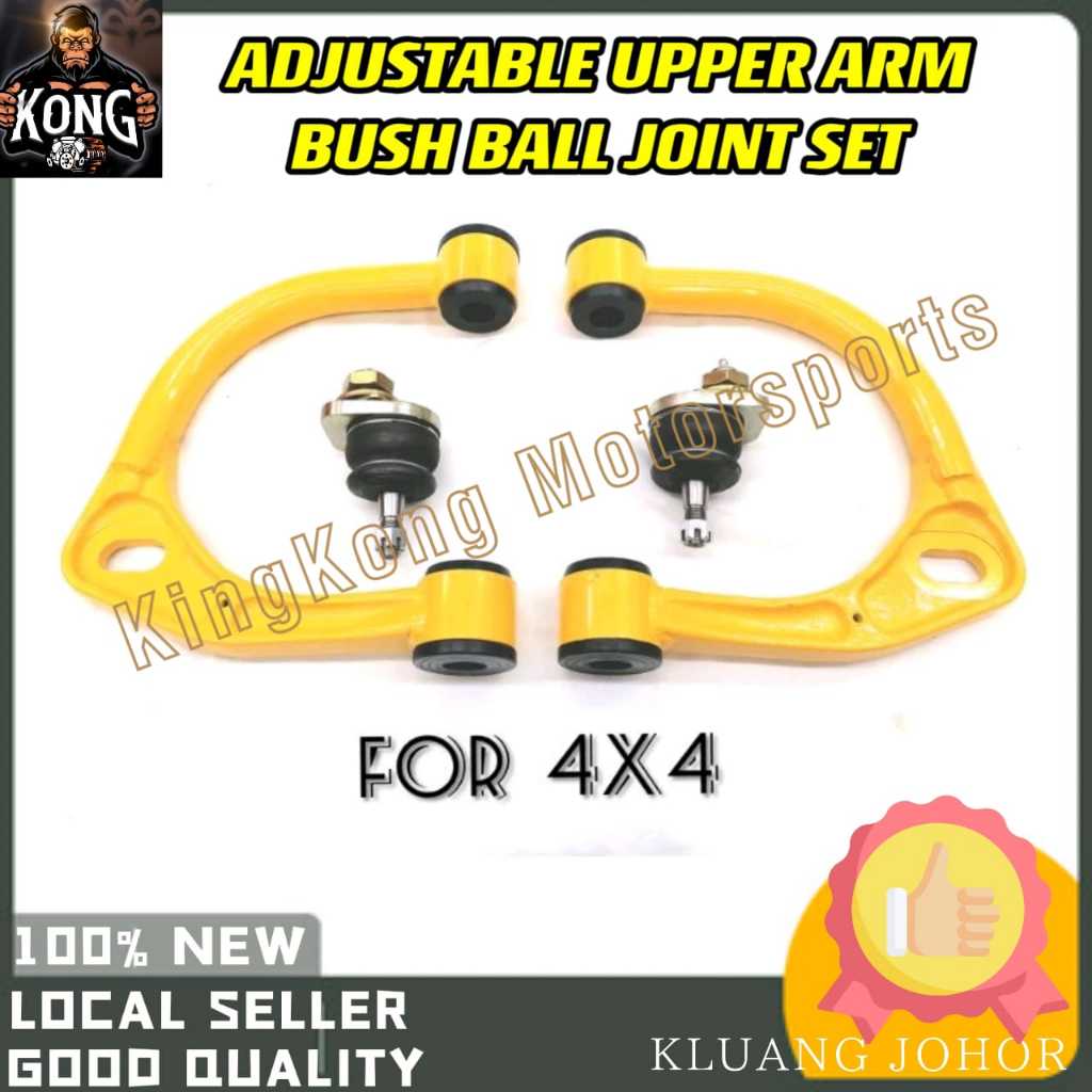 LOWERED LIFT UP LOWER ADJUSTABLE UPPER ARM FULL SET HILUX VIGO REVO ...