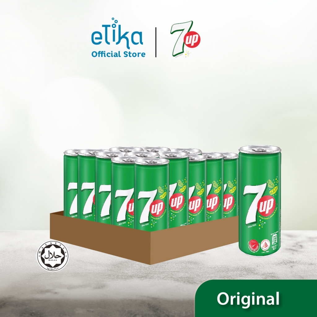 7UP Lemon & Lime/Zero Sugar 320ml x 24 cans (Carton) | Shopee Malaysia