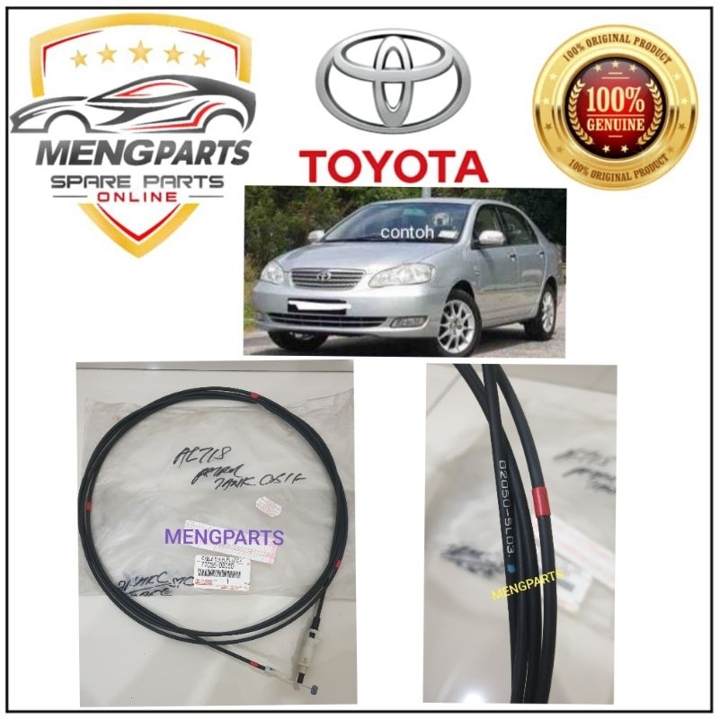 ORIGINAL TOYOTA ALTIS ZZE121 ZZE122 FUEL LID CABLE , FUEL TANK CABLE ...