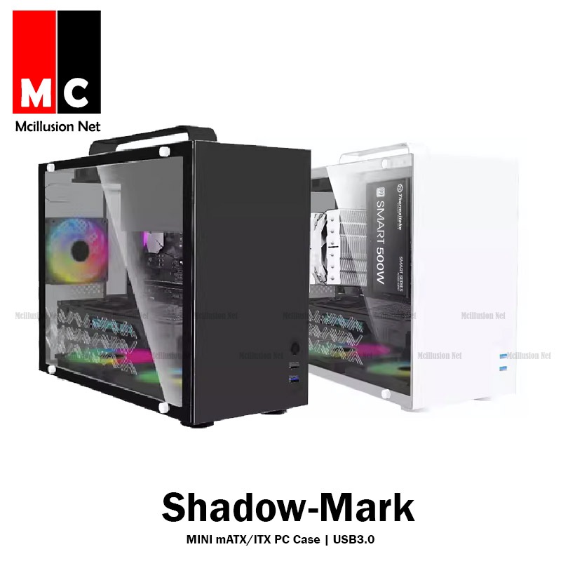 Shadow-Mark USB3.0 mATX / ITX Micro ATX Case Casing Office Case ...