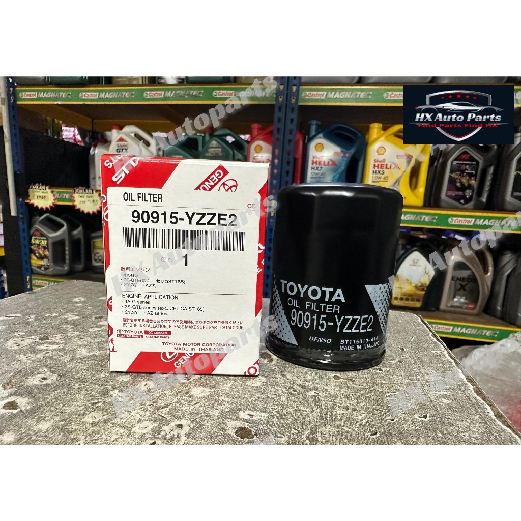 GENUINE TOYOTA OIL FILTER [90915-YZZE2] CAMRY/HARRIER/VELLFIRE/IPSUM ...