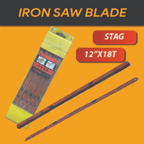 STAG 12" X 18T IRON HACKSAW BLADE / MATA GERGAJI BESI Hacksaw Blade ...