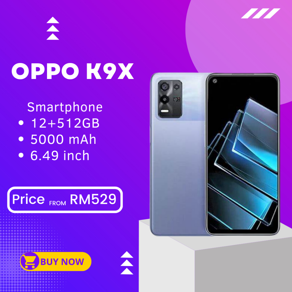 Oppo K9X (12GB RAM 512GB ROM) Original Used Look New Condition | Shopee Malaysia