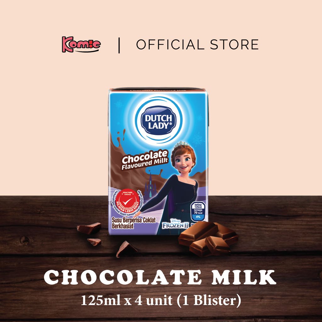 Dutch Lady Disney Frozen Character Elsa/Anna/Olaf 125ml UHT Milk ...