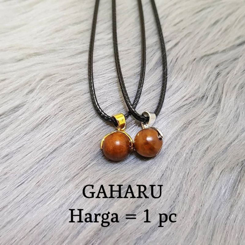 Rantai Leher/Loket Gemunggal Hitam/Nibong Tunggal/Raja Kayu/Gaharu ...