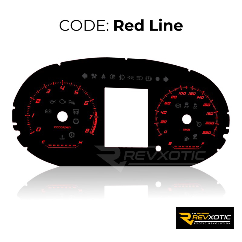 Papan Panel Meter Custom Proton Saga VVT 2019 & New Exora 2020 | Shopee ...