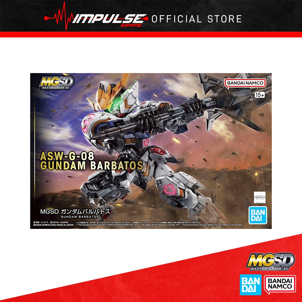 Bandai MGSD Gundam Barbatos (5065699) / Master Grade SD / Mobile Suit Gundam: Iron-Blooded ...