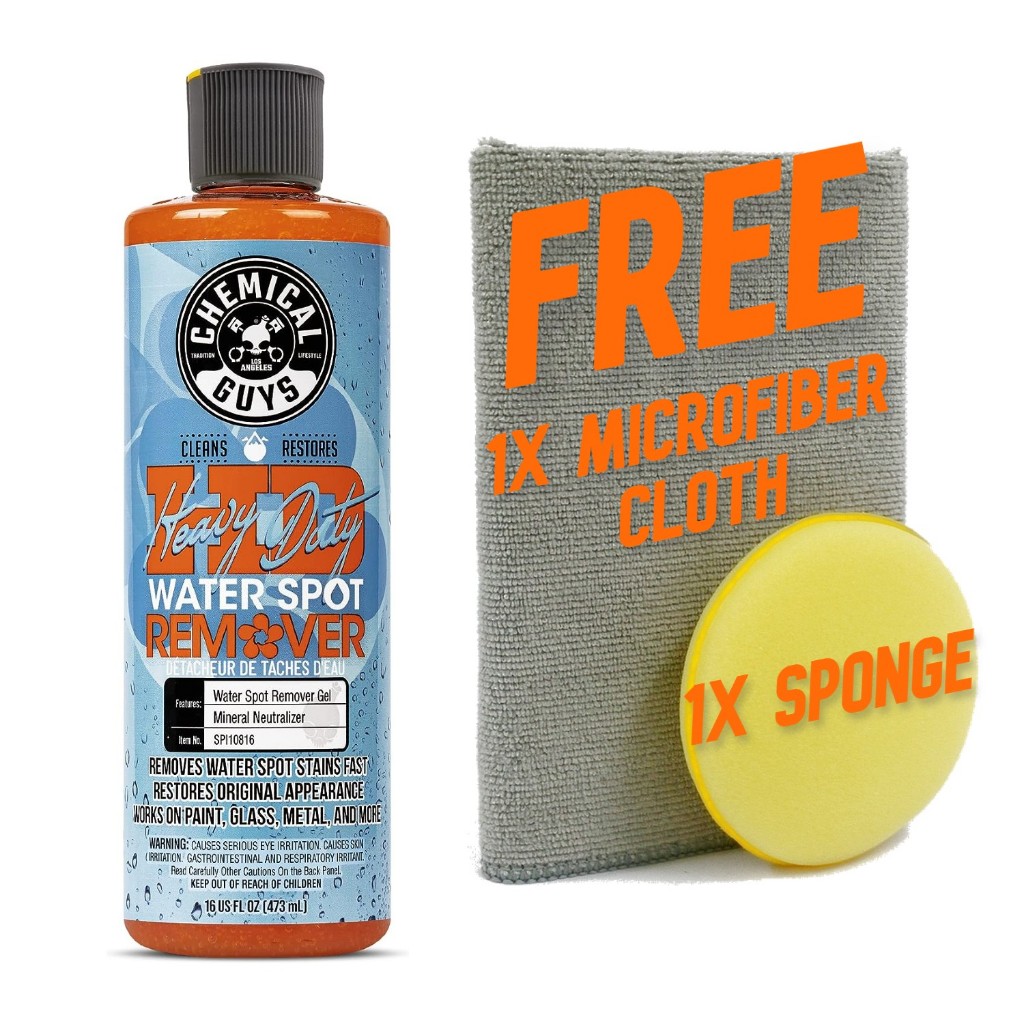 Chemical Guys SPI10816 Heavy Duty Water Spot Remover - 16 oz / 473 ml ...