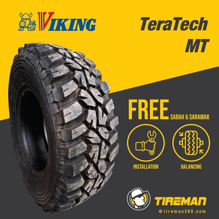 Viking Teratech MT 31x10.5R15 245/75R16 Inch Tayar Tire (FREE ...
