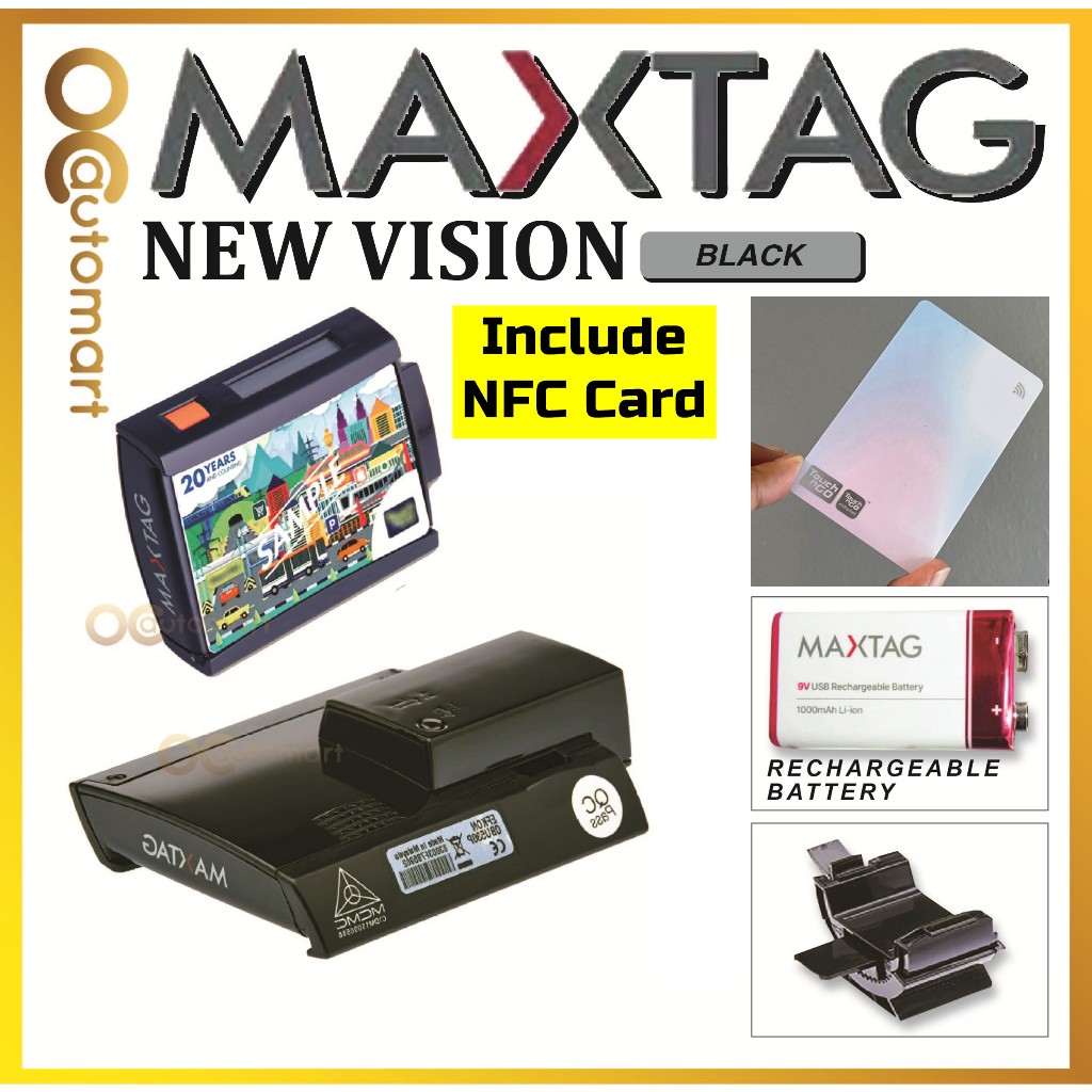 Original Smart Tag MaxTag Max Tag Touch n go Infrared Device 1 Year ...