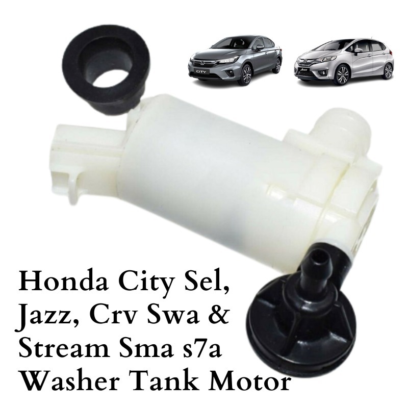 Honda City Sel, Jazz, Crv Swa & Stream Sma s7a Washer Tank Motor ...