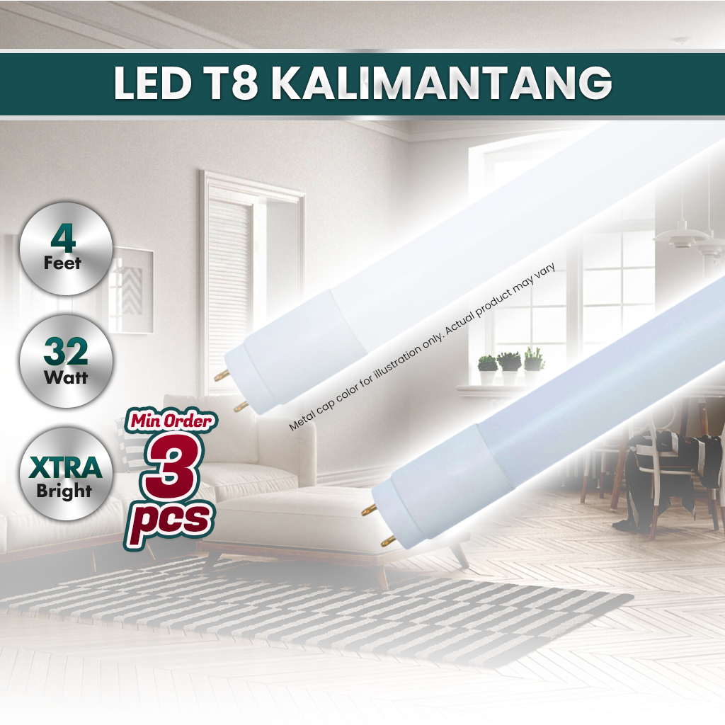 4FT/36W T8 LED Tube Lampu Kalimantang Rumah LED Lampu Panjang Tiub ...