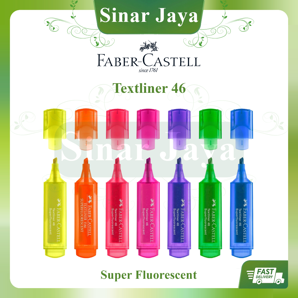Faber-Castell Textliner 46 Super-Fluorescent Highlighter (1pc) | Shopee ...