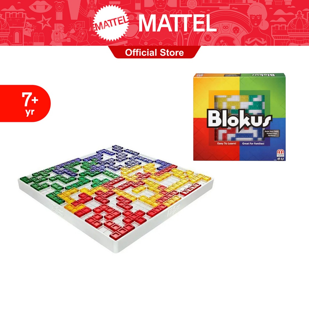 Mattel Games Classic Blokus Board Game (BJV44) | Shopee Malaysia