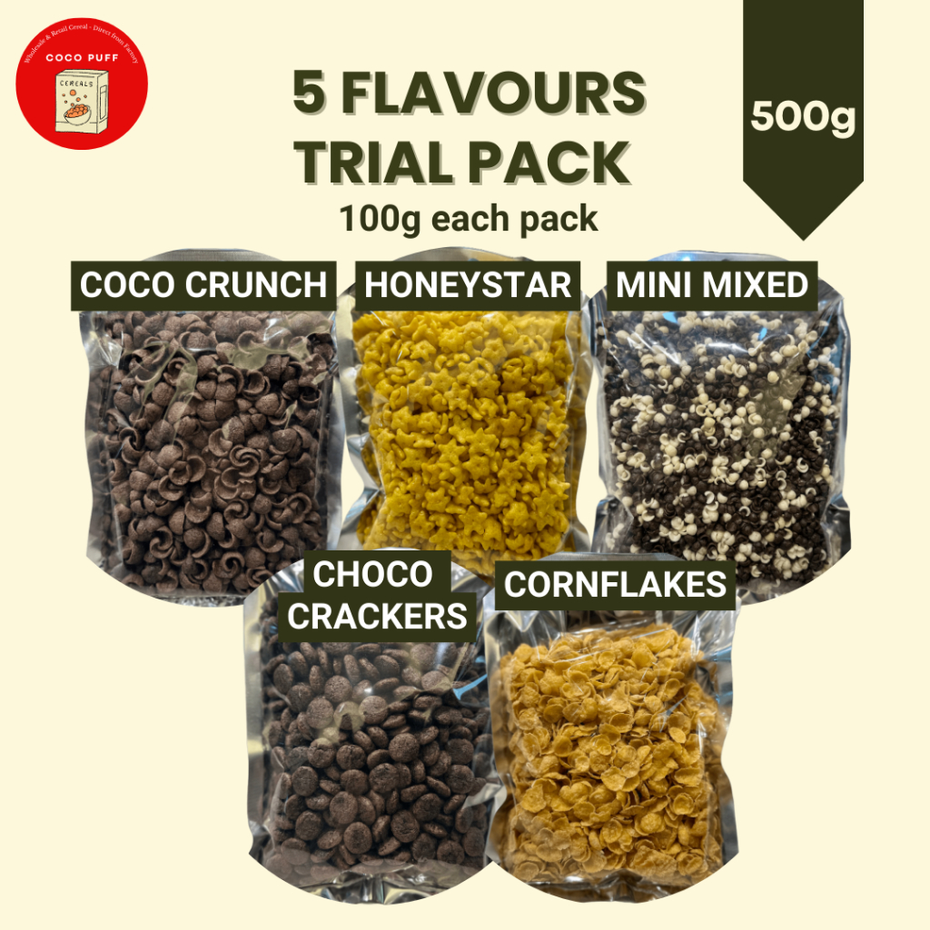 Coco Crunch/ Koko Krunch Trial Pack (5 Flavours) 5x100g | Shopee Malaysia