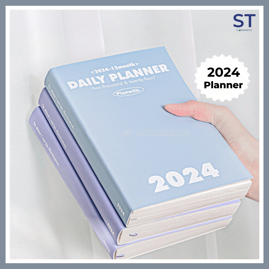 2024 Year Planner Notebook A5 Monthly Planner Weekly Planner Daily ...