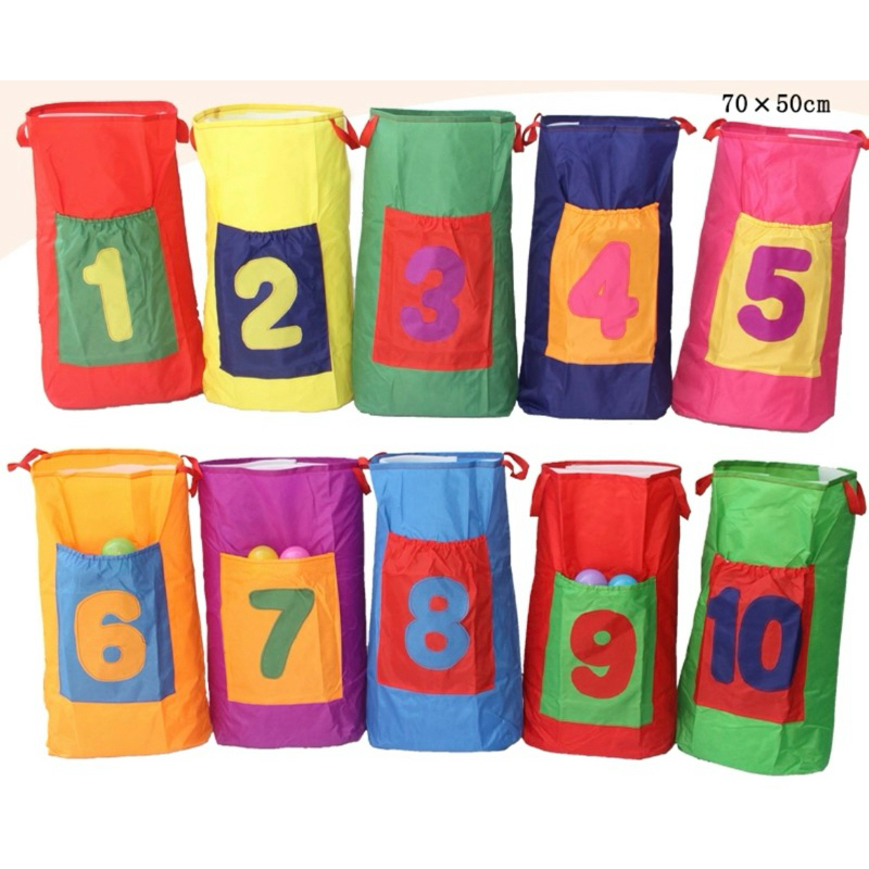 Kindergarten race bag Digital Jump Bag Durable and Thickened Kangaroo ...