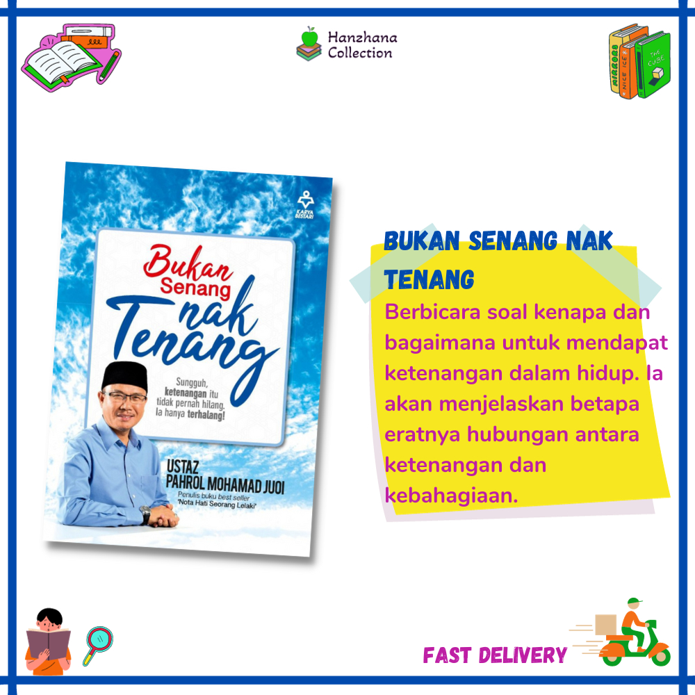 Buku Bukan Senang Nak Tenang by Ustaz Pahrol Mohamad Juoi | Shopee Malaysia