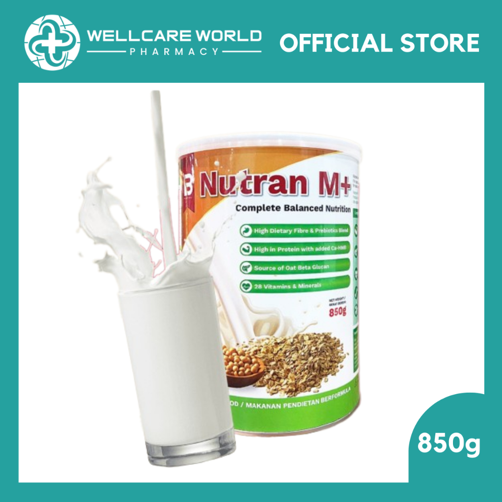 Nutran M+ Complete Nutrition Drink 850g | Shopee Malaysia