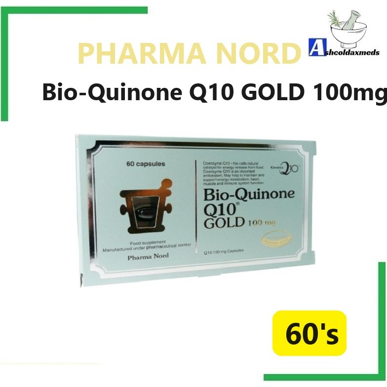 (GOLD) BIO-QUINONE Q10 GOLD 100MG 60'S Pharma Nord ( Bio Quinone ) EXP1/2027 | Shopee Malaysia