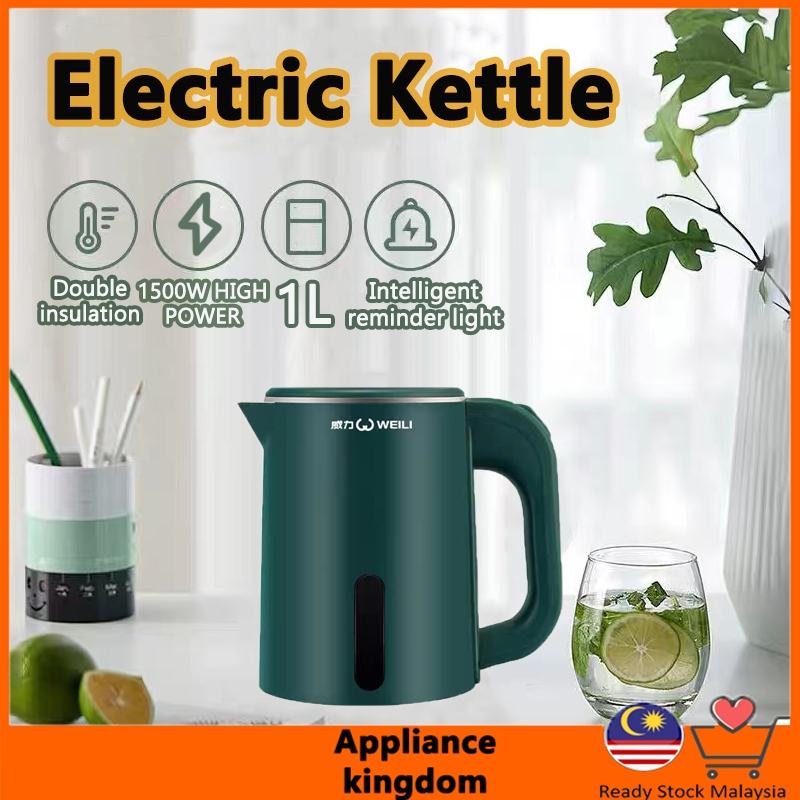 Electric kettle mini Portable 1500W 1L Smart Thermostatic Temperature ...