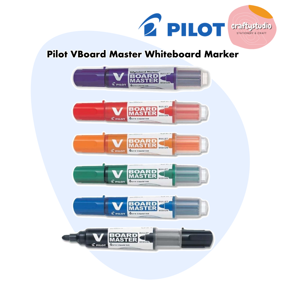 Pilot V Board Master Whiteboard Marker, Fine Tip Whiteboard Marker ...