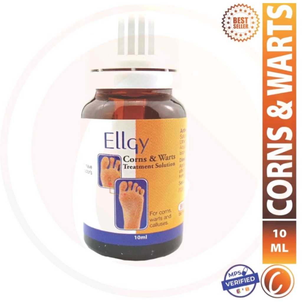 ELLGY CORNS & WARTS SOLUTION 10ML | Shopee Malaysia