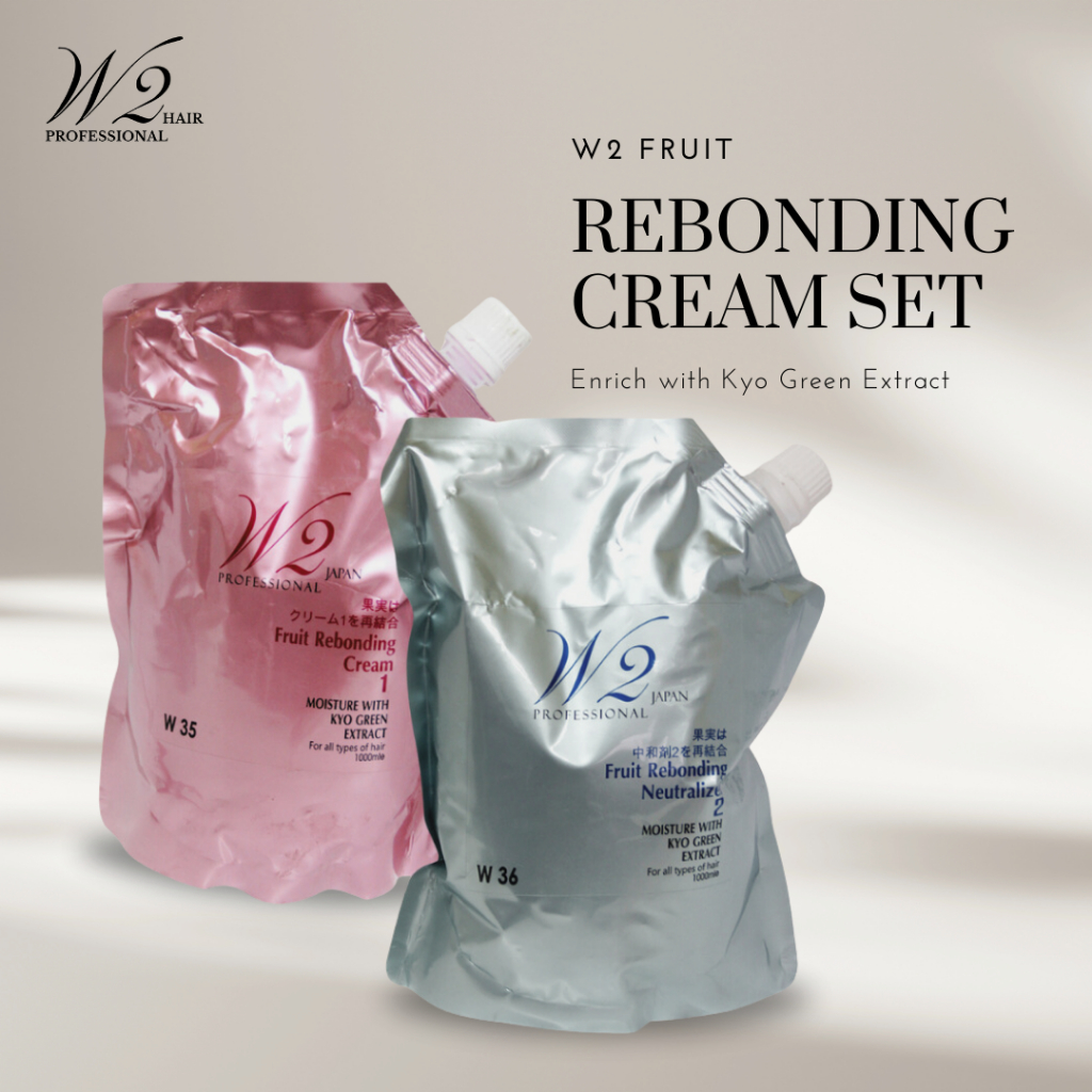 W2 Fruits Rebonding Cream Set (1000ml) | Shopee Malaysia