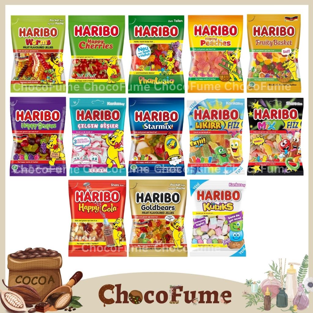 Haribo Gummy Candy Sweets 70g ~ 80g | Shopee Malaysia