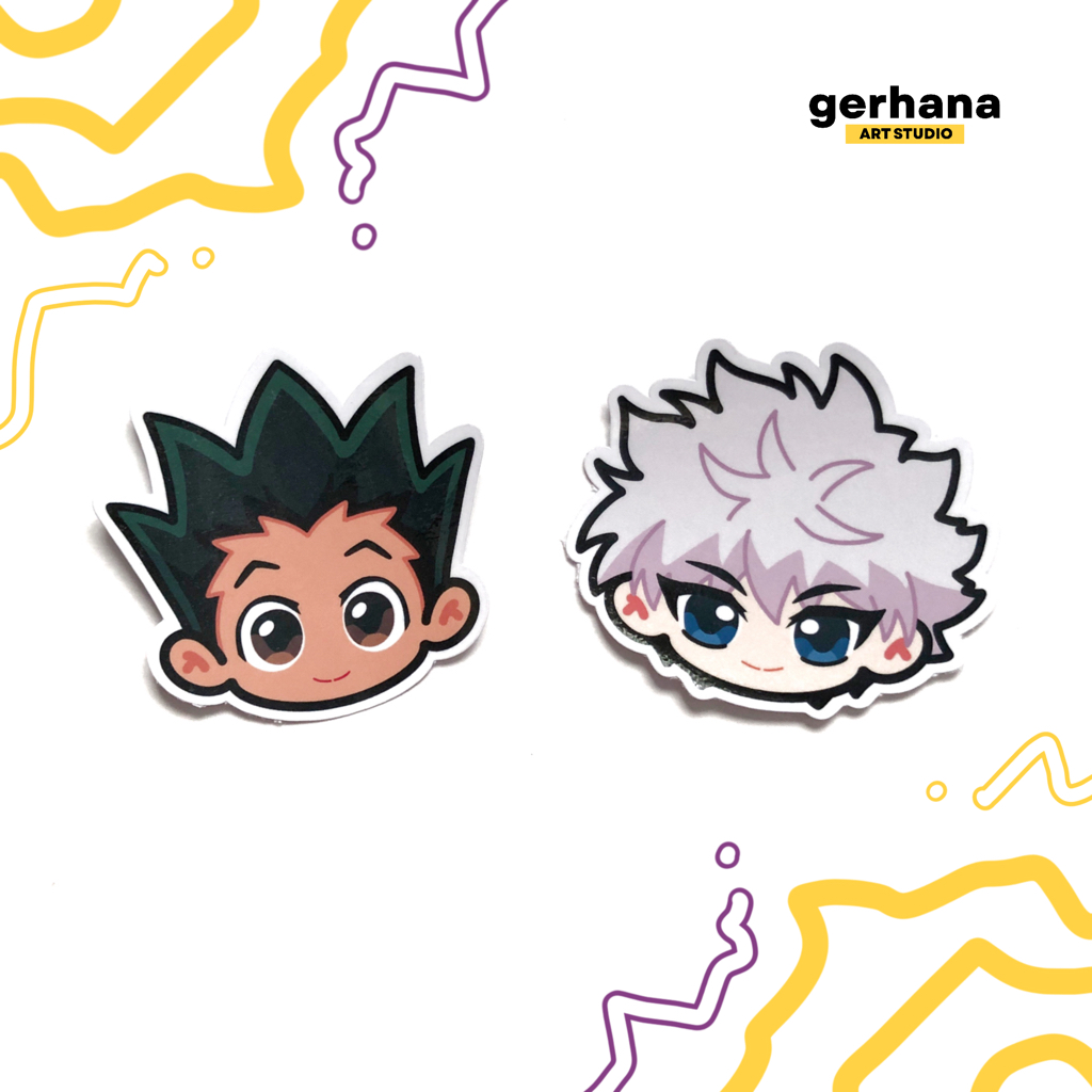 Hunter x Hunter Chibi Sticker | Gon Killua | Shopee Malaysia