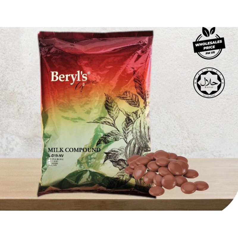 BERYL'S Chocolate Compound Coins Dark / Milk / White beryls chocolate ...
