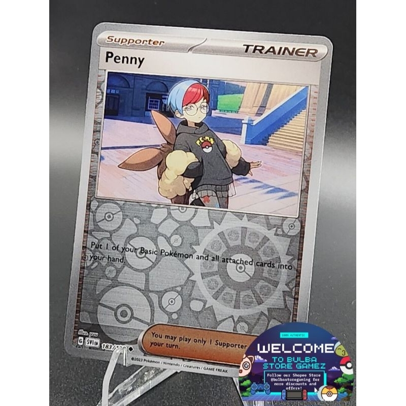 Penny 183/198 SV01 Reverse Holo / NA Pokemon TCG Card Game Scarlet ...